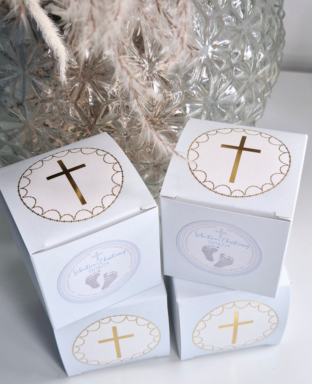 Christening Sweet Favours Sweet Boxes Blue. Sweet Favours Baptisim ...
