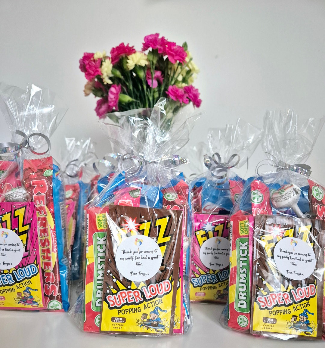 Birthday Sweet Bags Birthday Favours Birthday Party Sweet Favours Party ...
