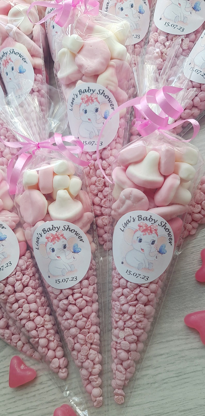 Baby Shower Party Cones Baby Reveal - Etsy UK