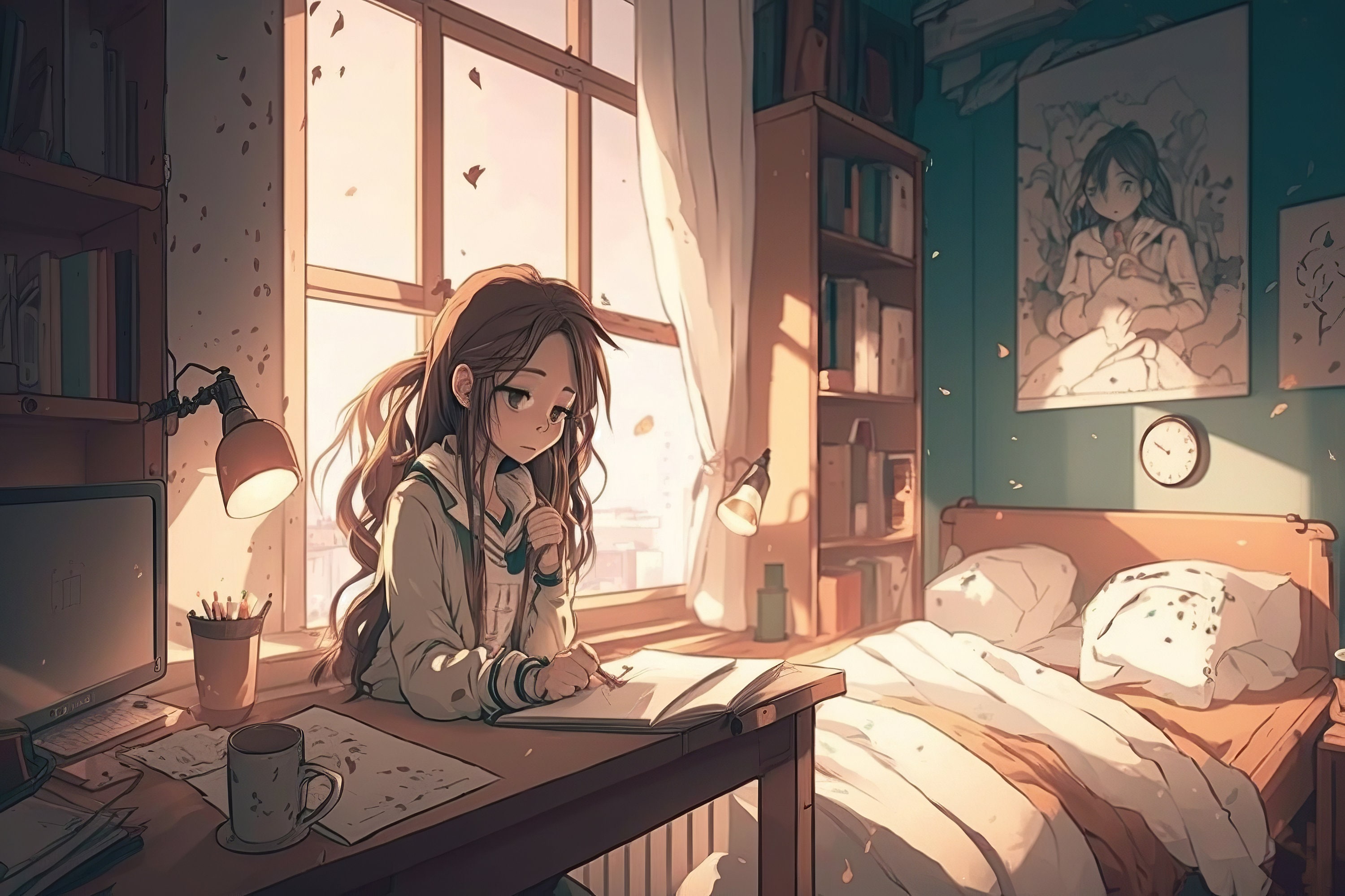 LOFI Pack of 100 Anime Style Images, Lo-fi Illustrations for Videos - Etsy