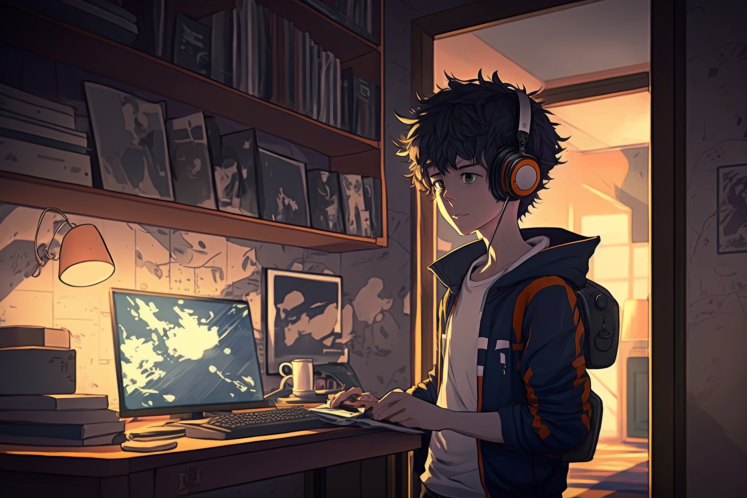 LOFI Pack of 100 Anime Style Images, Lo-fi Illustrations for Videos - Etsy