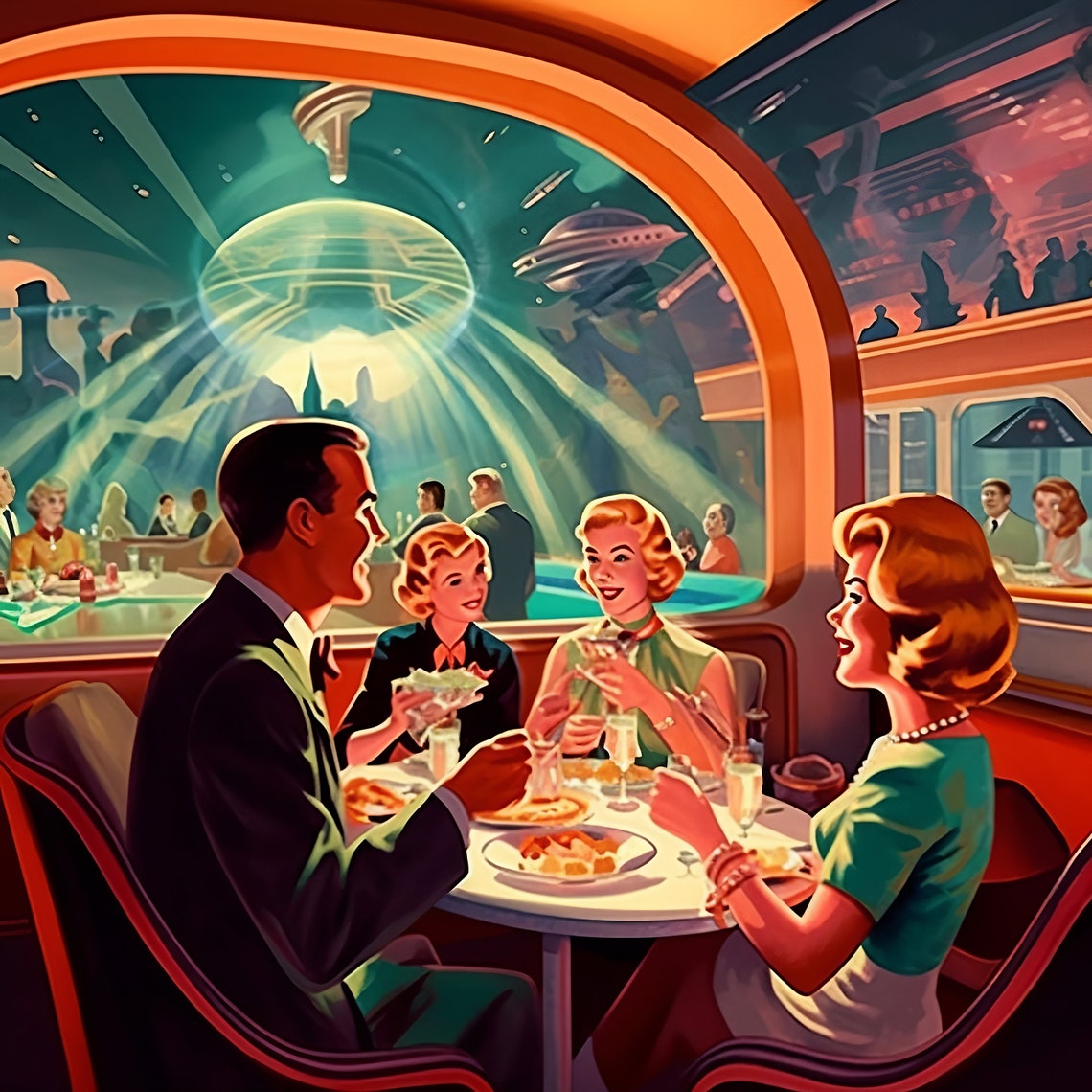 25 Retro Futuristic Images Vintage Style, Science Fiction ...