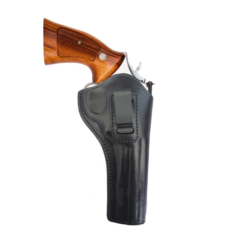 IWB Leather Holster for Smith & Wesson, Colt King Cobra, Colt Python ...