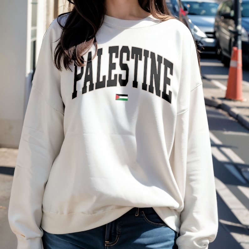 Palestine Flag Sweatshirt, Palestine Flag Crewneck, Free Palestine ...