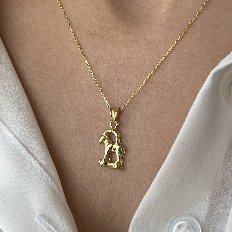 Goat Necklace - Etsy