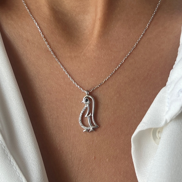 Penguin Necklace - Etsy