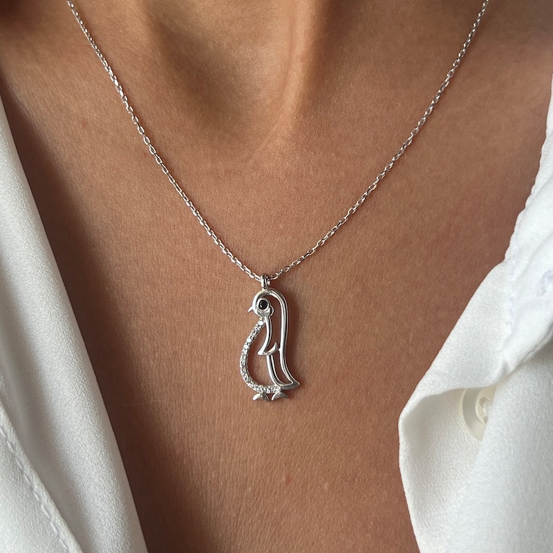 Penguin Necklace - Etsy