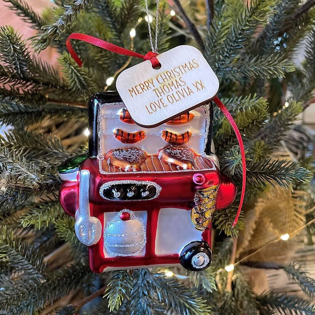 Personalised Barbecue Christmas Decoration - Etsy