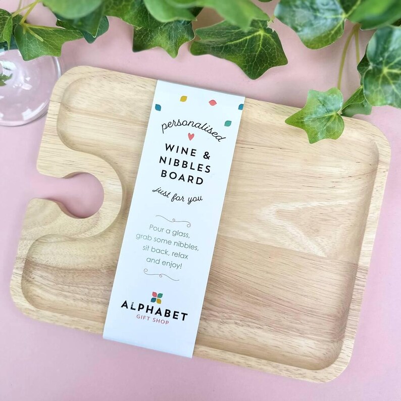 Personalised Bubbles and Nibbles Board - Etsy