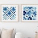 Moroccan Tile Print Moroccan Printable Wall Art Watercolor Tile Artwork ...