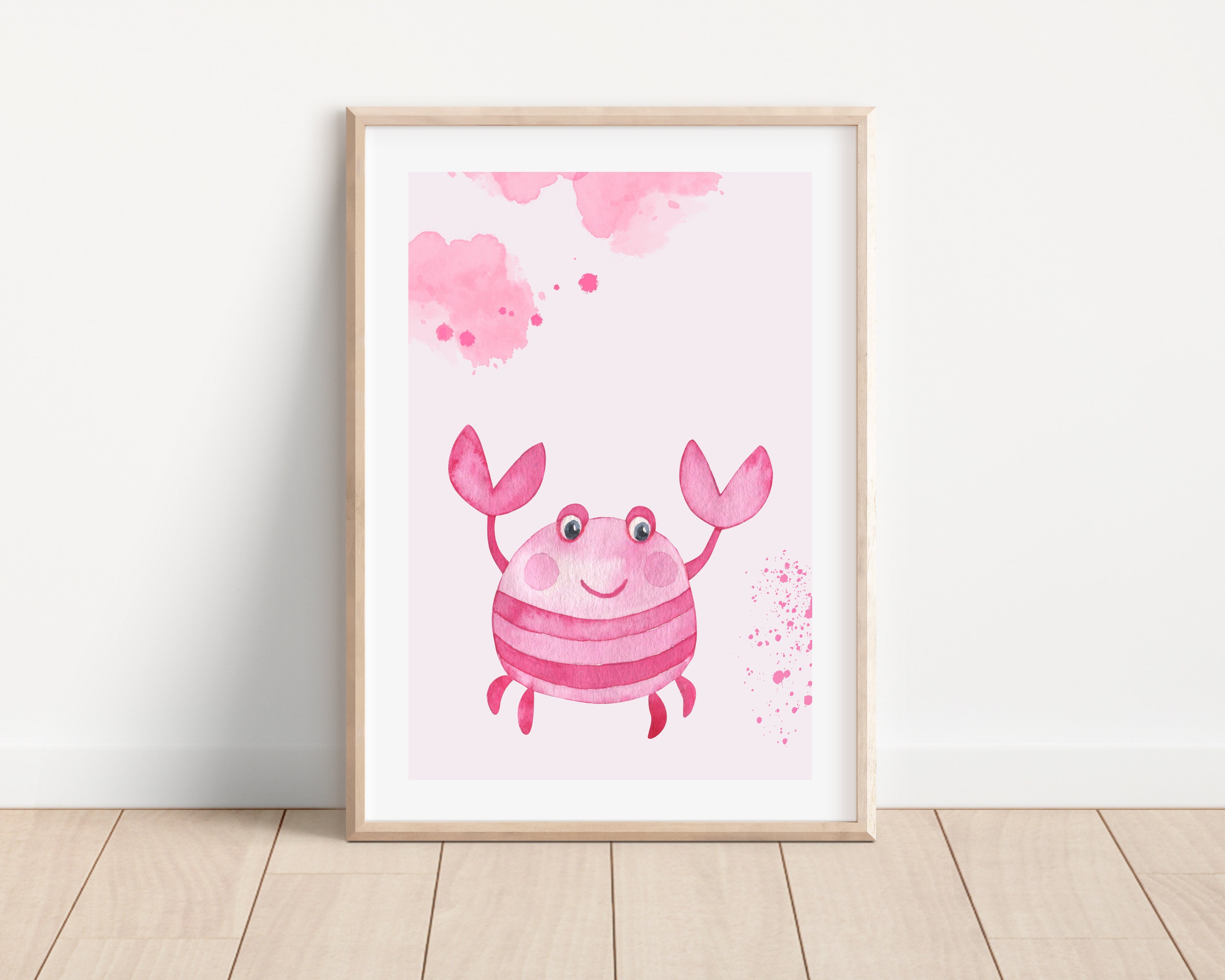 Ocean Nursery Wall Art Under the Sea Nursery Print Watercolor Ocean ...