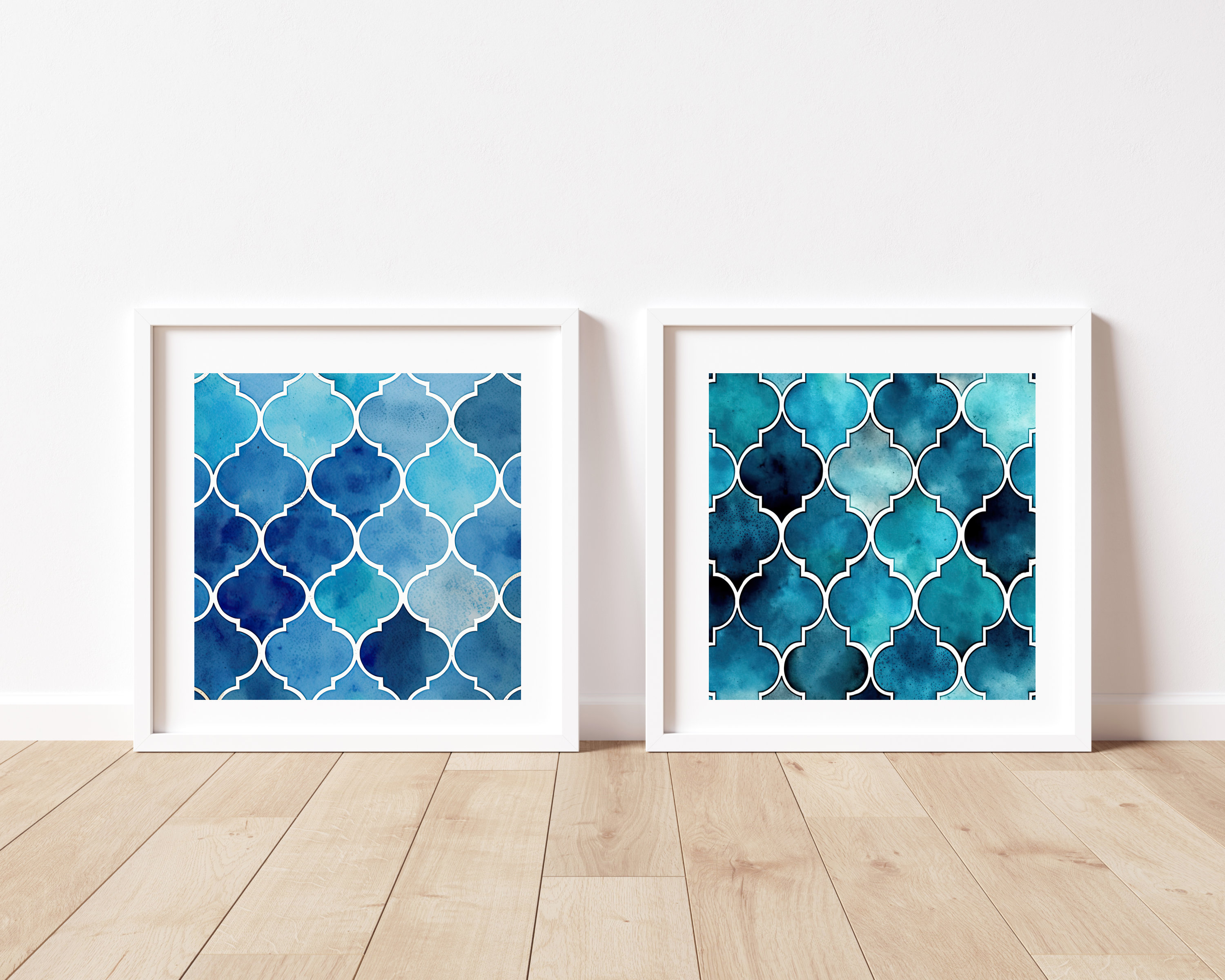 Moroccan Tile Print Moroccan Printable Wall Art Watercolor Tile Artwork Moroccan Tile Art Tile ...