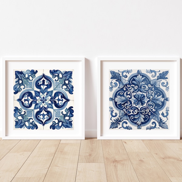 Spanish Tile Wall Art - Etsy