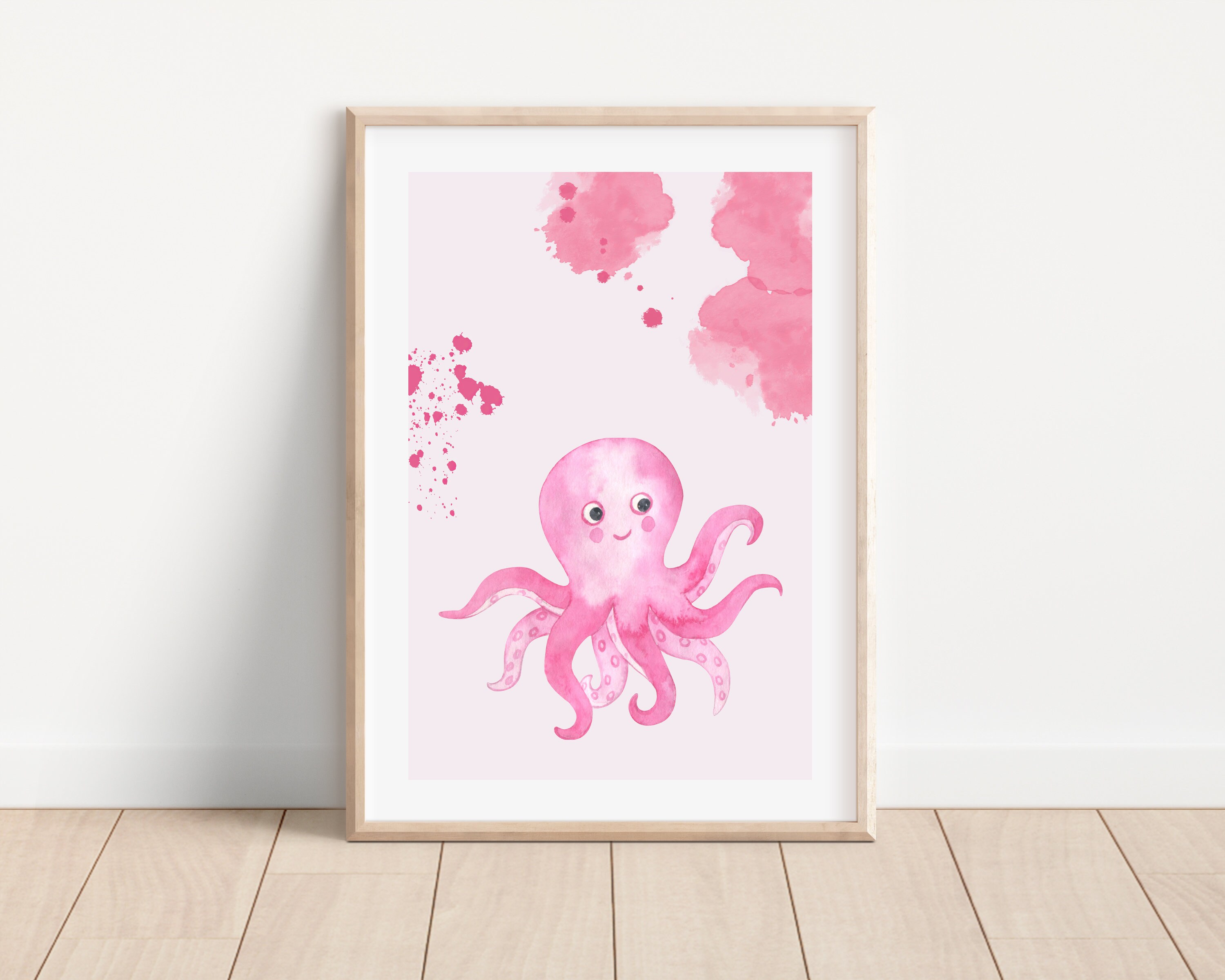 Ocean Nursery Wall Art Under the Sea Nursery Print Watercolor Ocean ...