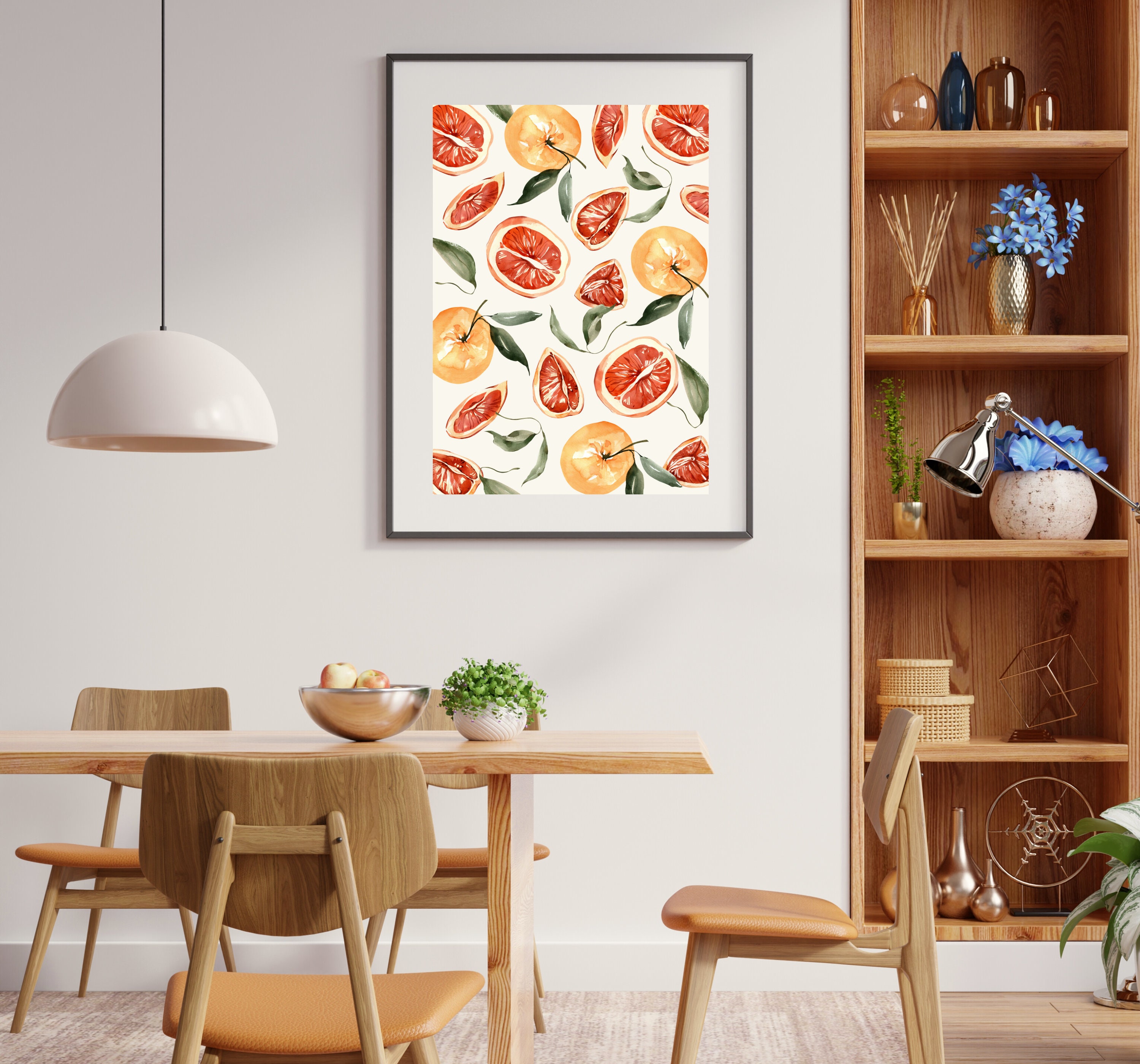 Printable Grapefruit Citrus Wall Art Citrus Fruit Print - Etsy