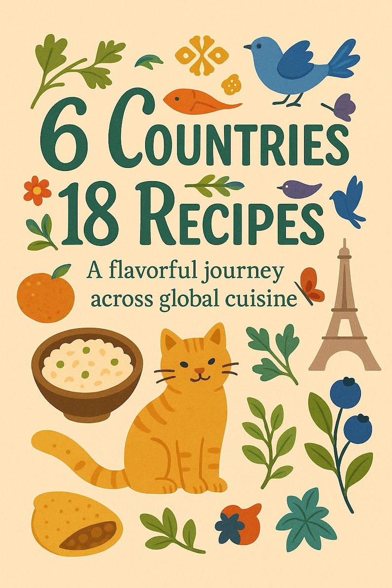 Aesthetic World Recipe Ebook – 25+ Global Recipes | Instant Download ...
