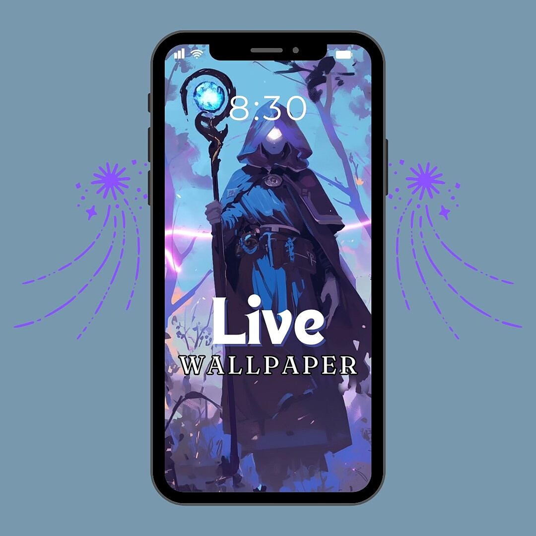 Fantasy Mage Live Wallpaper: Loopable Phone Background (PDF Download ...