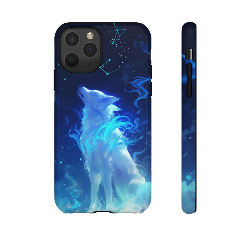 Celestial Wolf Phone Case for Iphone, Samsung, Google Pixel - Tough ...