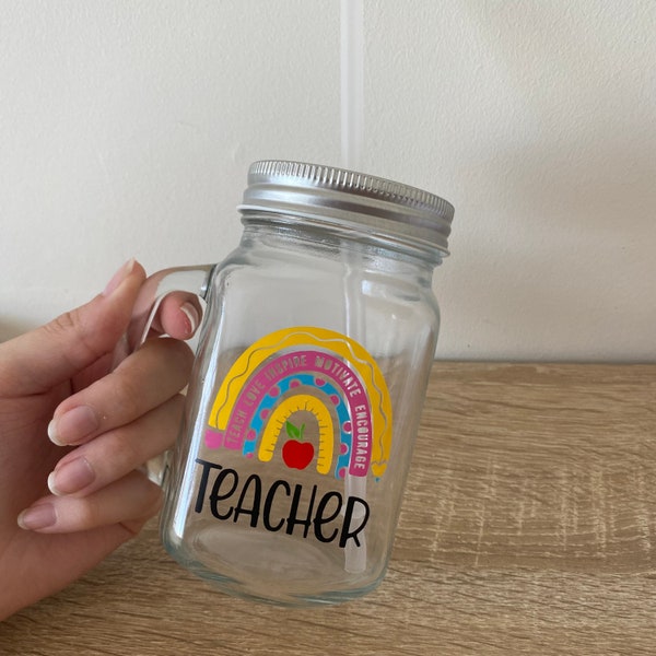 Mason Jar Glass - Etsy UK