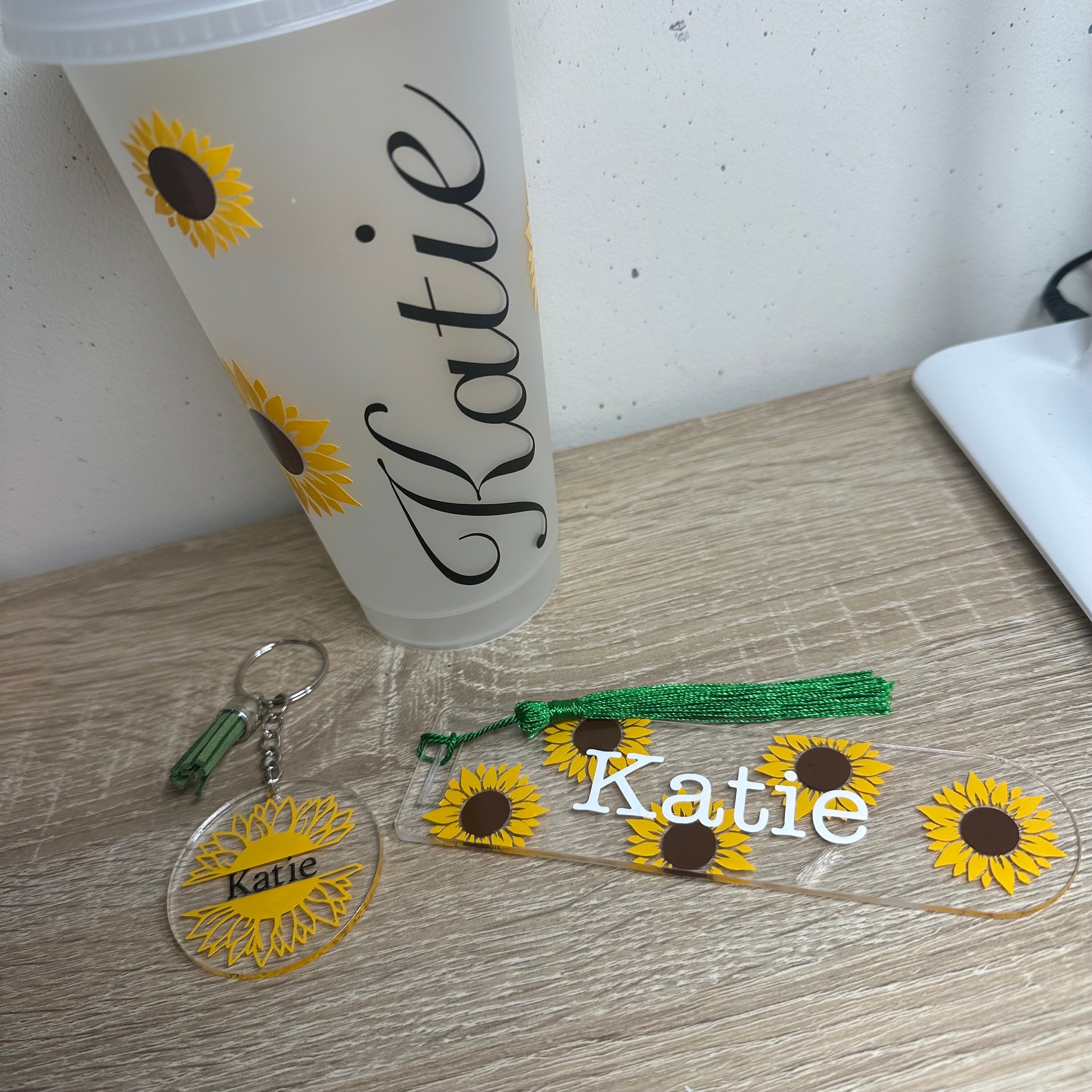 Sunflower Gift Set Box- Sunflower Gift Set- Custom With Name ...