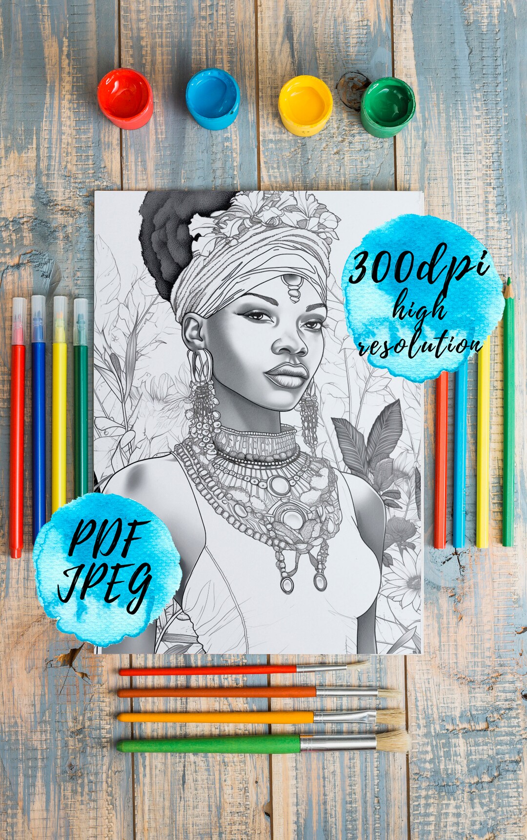 Páginas para colorear imprimibles para adultos y niños libro - Etsy México