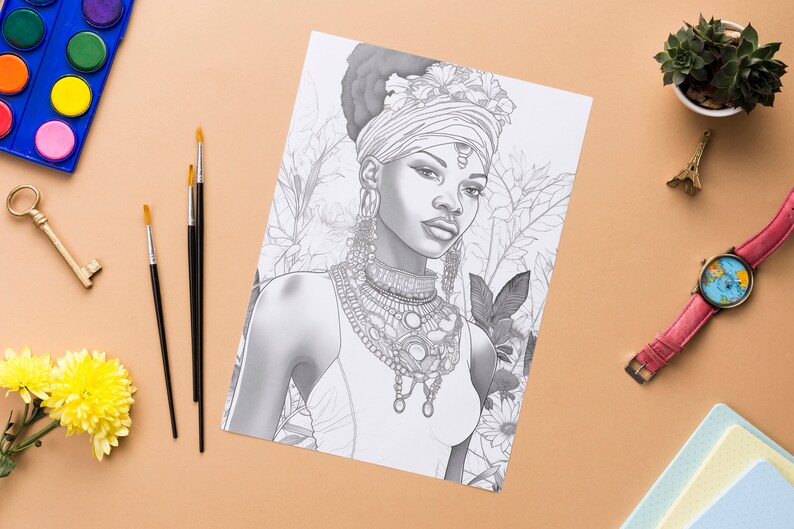 Páginas para colorear imprimibles para adultos y niños libro - Etsy México