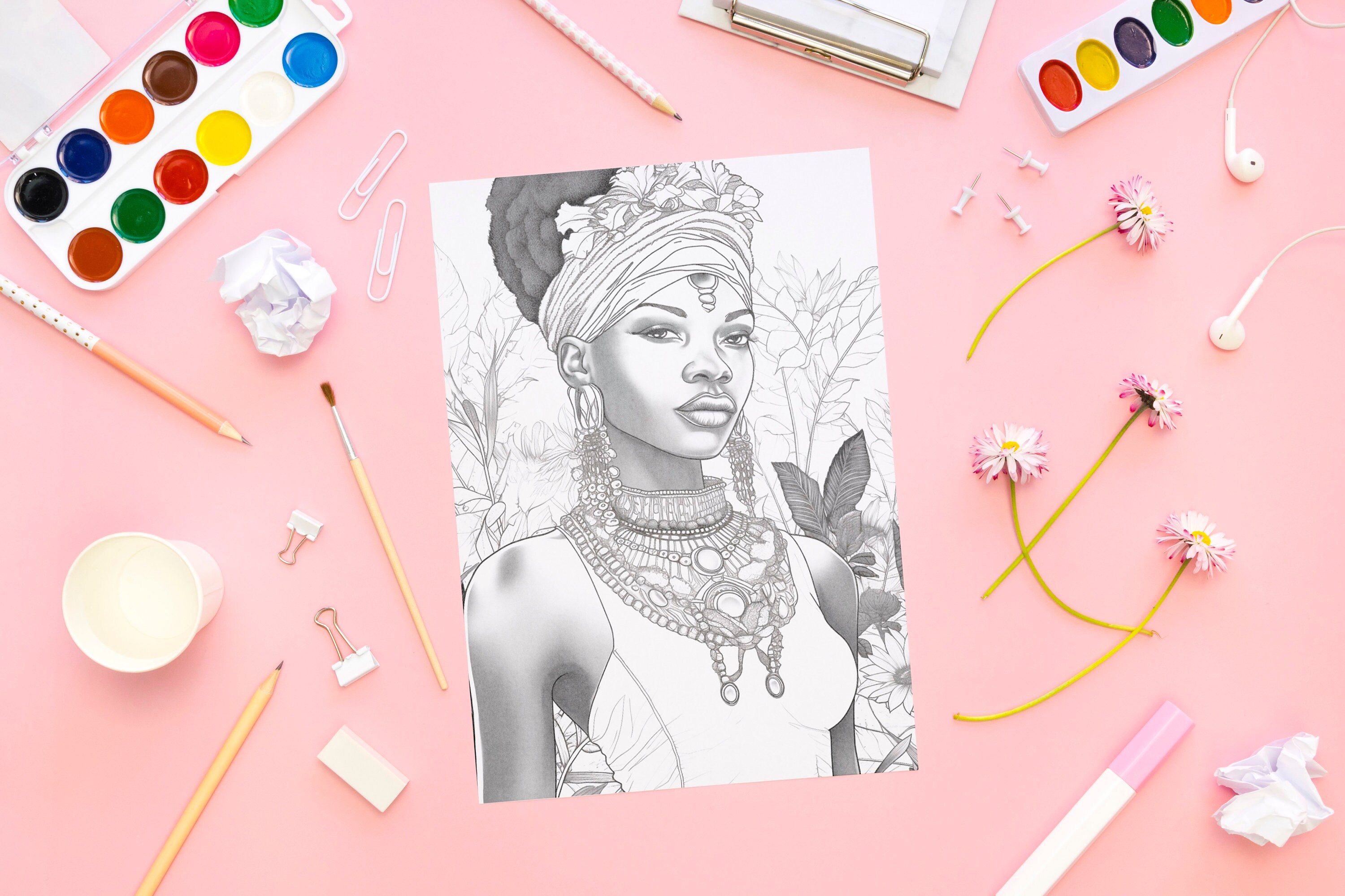 Páginas para colorear imprimibles para adultos y niños libro - Etsy México