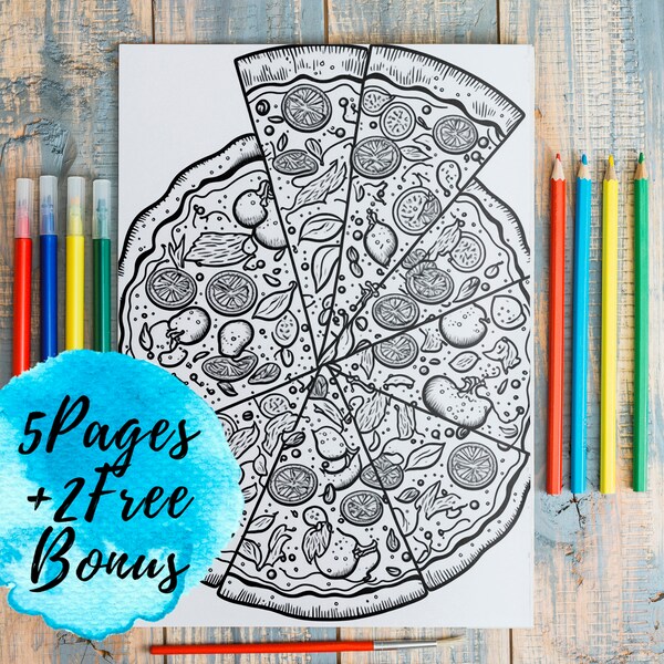 Food Coloring Book - Etsy