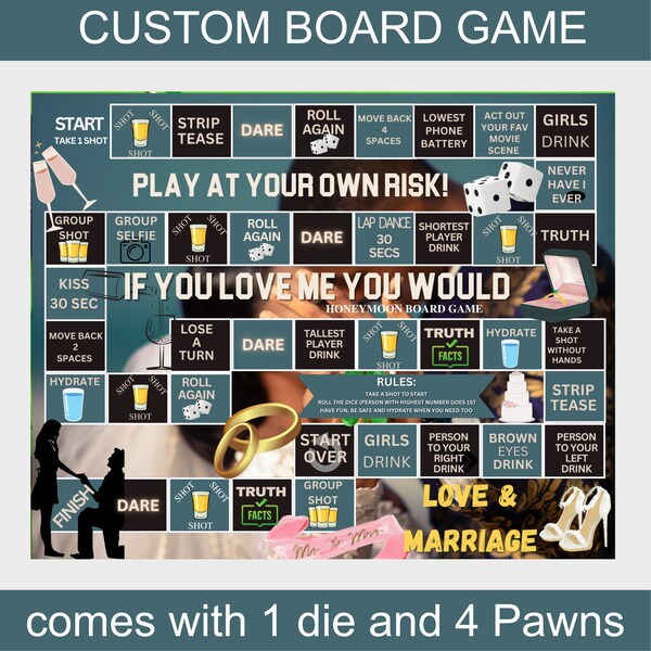 Board Game Wedding - Etsy