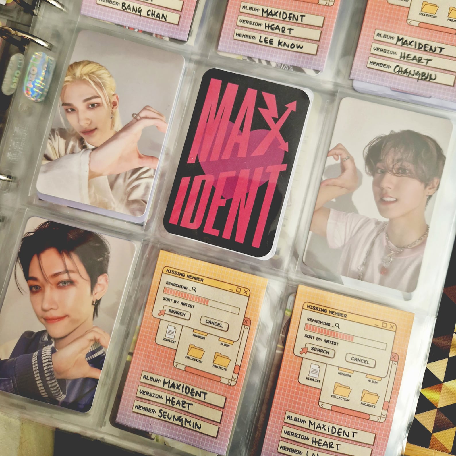 DIGITAL DOWNLOAD | Photocard Binder Placeholders | Kpop Binder Filler ...