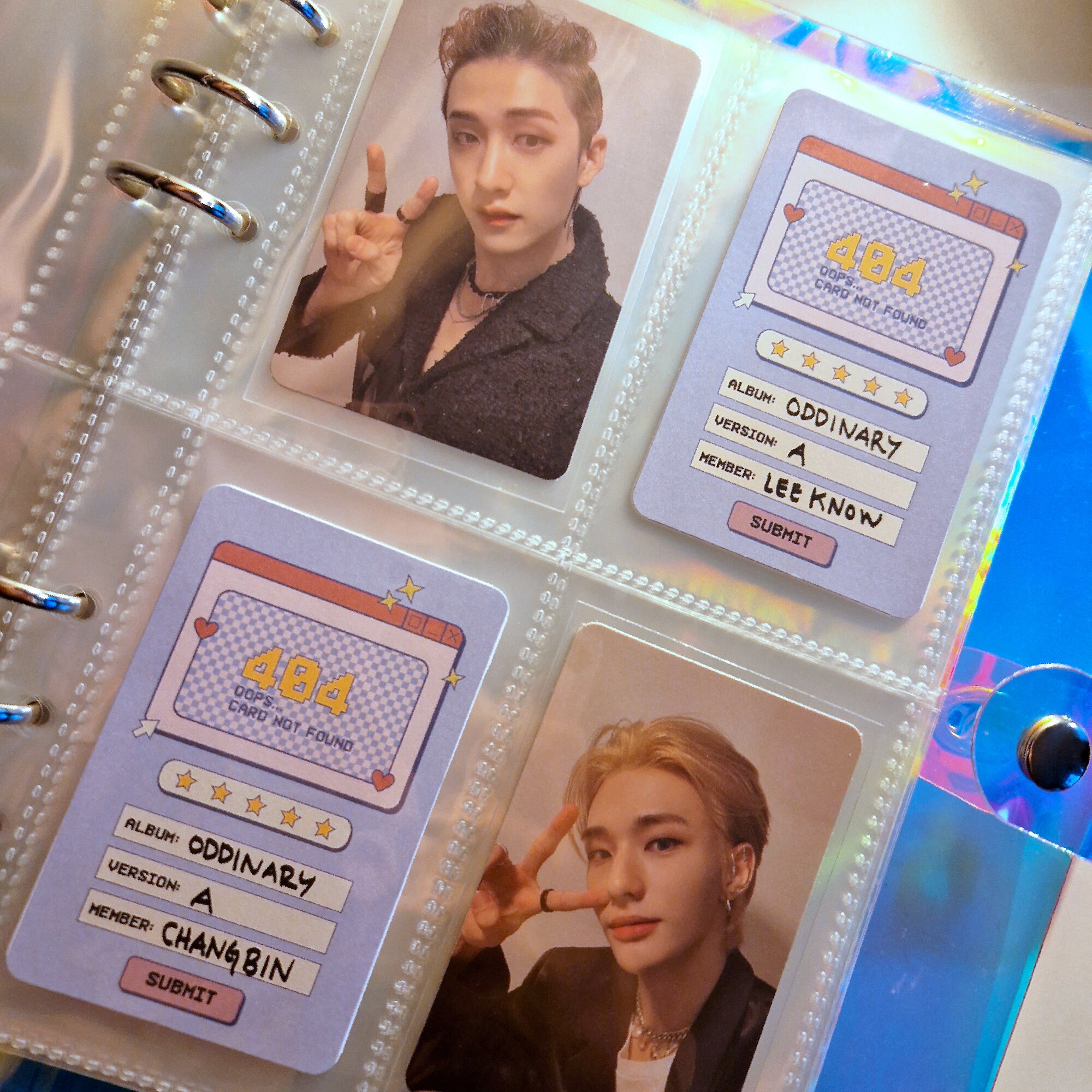 DIGITAL DOWNLOAD Photocard Binder Placeholders Kpop Binder Filler Y2K ...