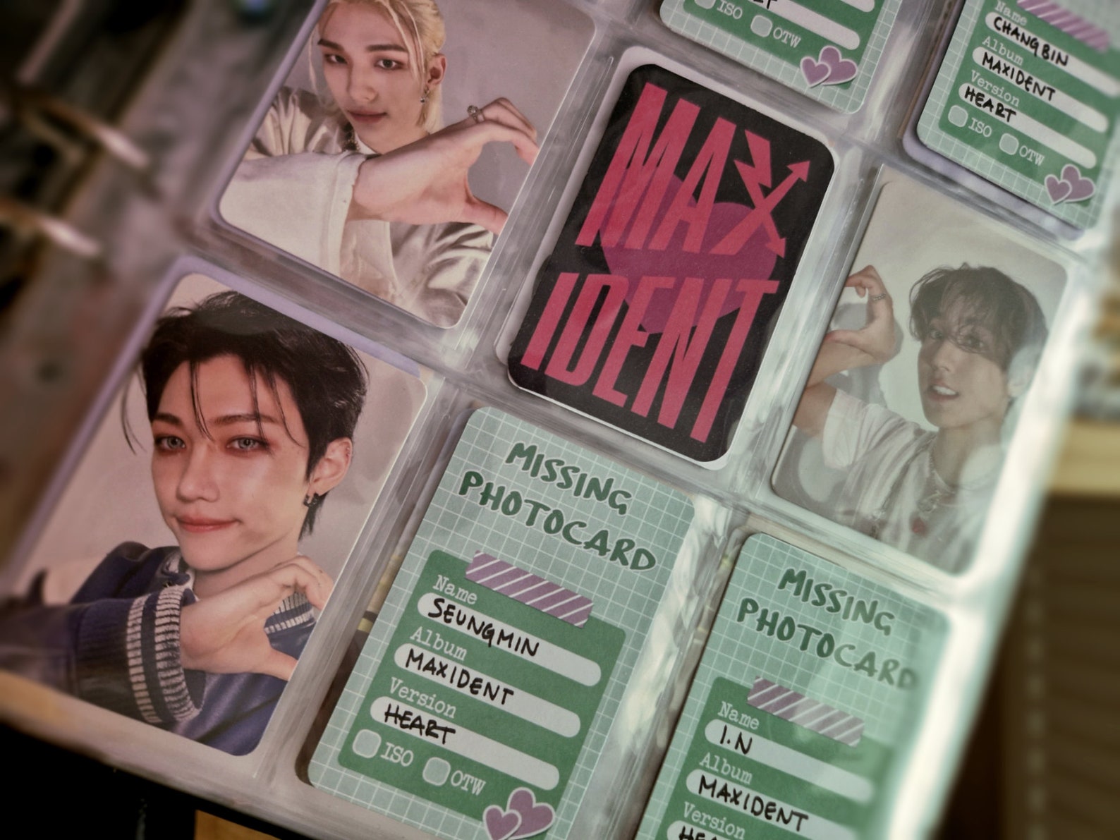 DIGITAL DOWNLOAD | Photocard Binder Placeholders | Kpop Binder Filler ...