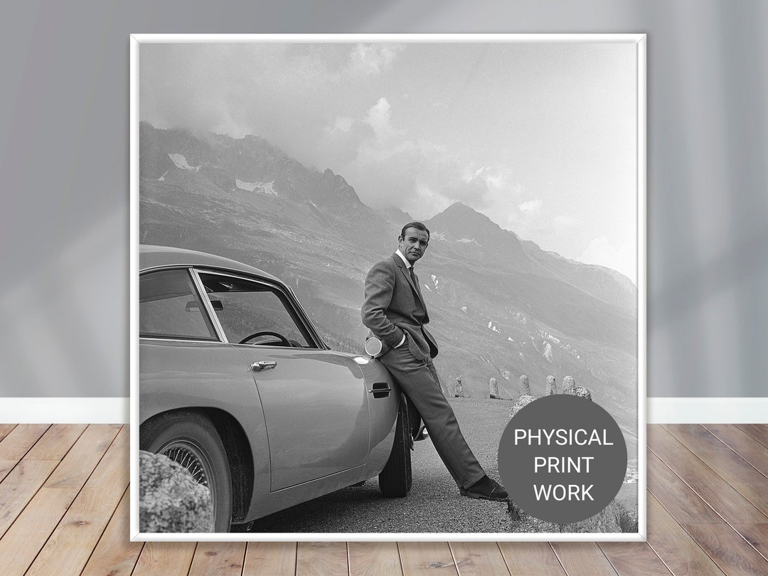 Sean Connery Print I Sean Connery Poster I James Bond Next to - Etsy