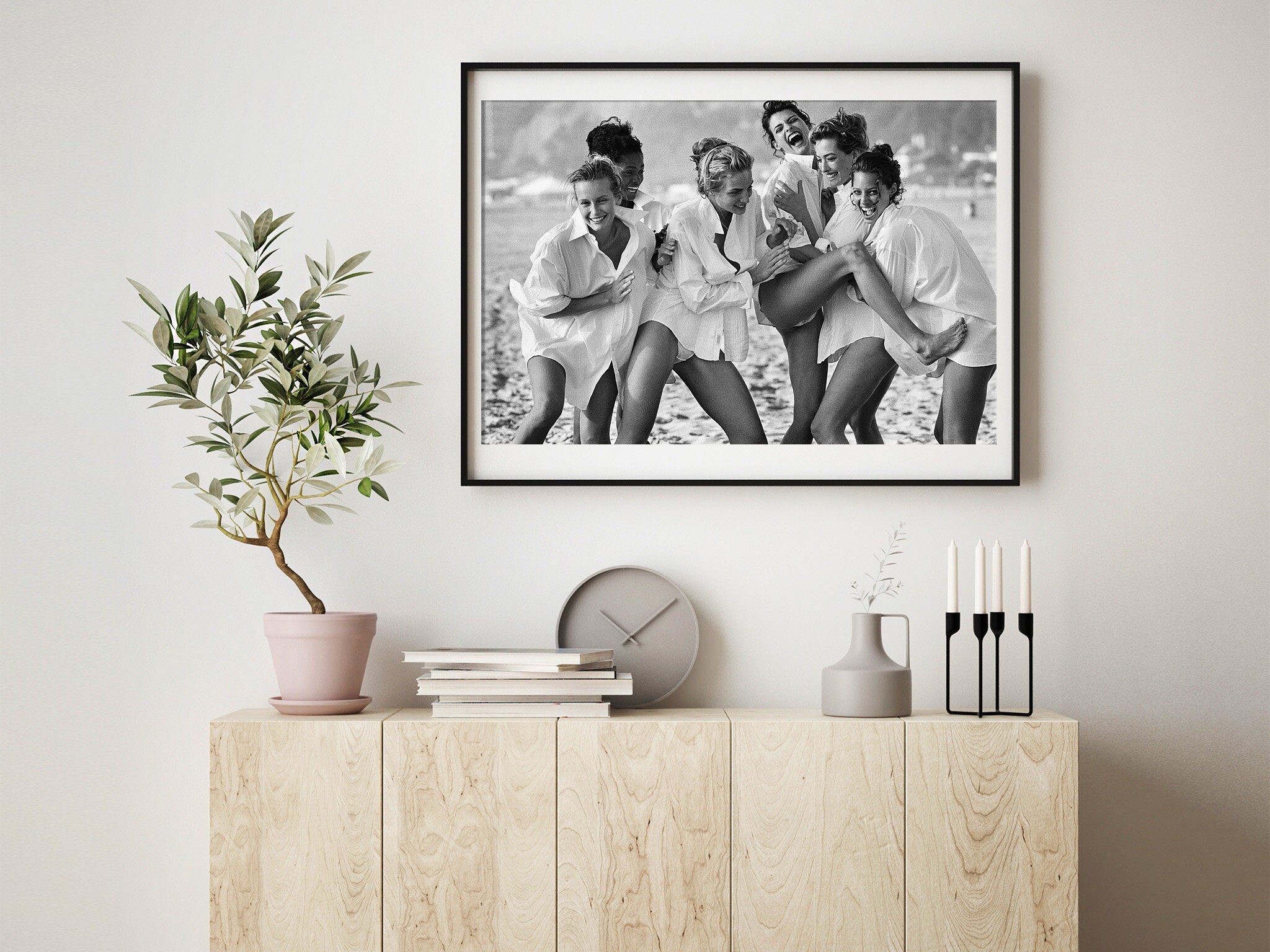 Supermodels on the Beach Print I Supermodels on the Beach Poster I by ...