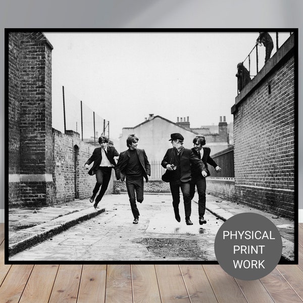 The Beatles Vintage Poster - Etsy