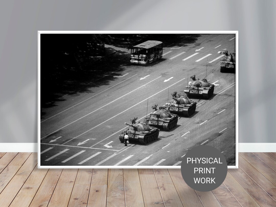 The Tank Man Poster I The Tank Man Druck I Platz des himmlischen ...