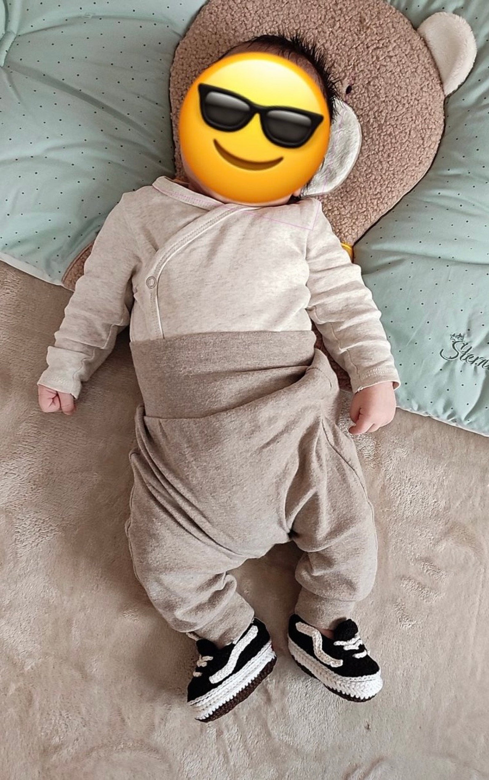 DIY Baby Shoes Crochet Pattern PDF // Size Customizable // Vans ...