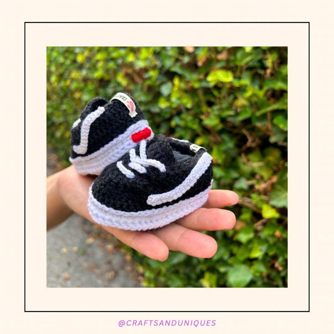 DIY Baby Shoes Crochet Pattern PDF // Size Customizable // Vans ...