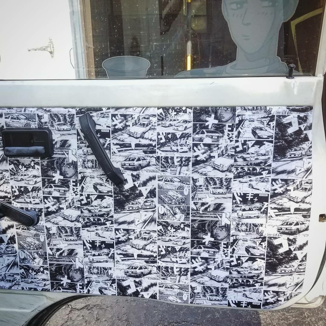 Initial D Door Panel Fabrics | Anime Door Cards | JDM - Etsy