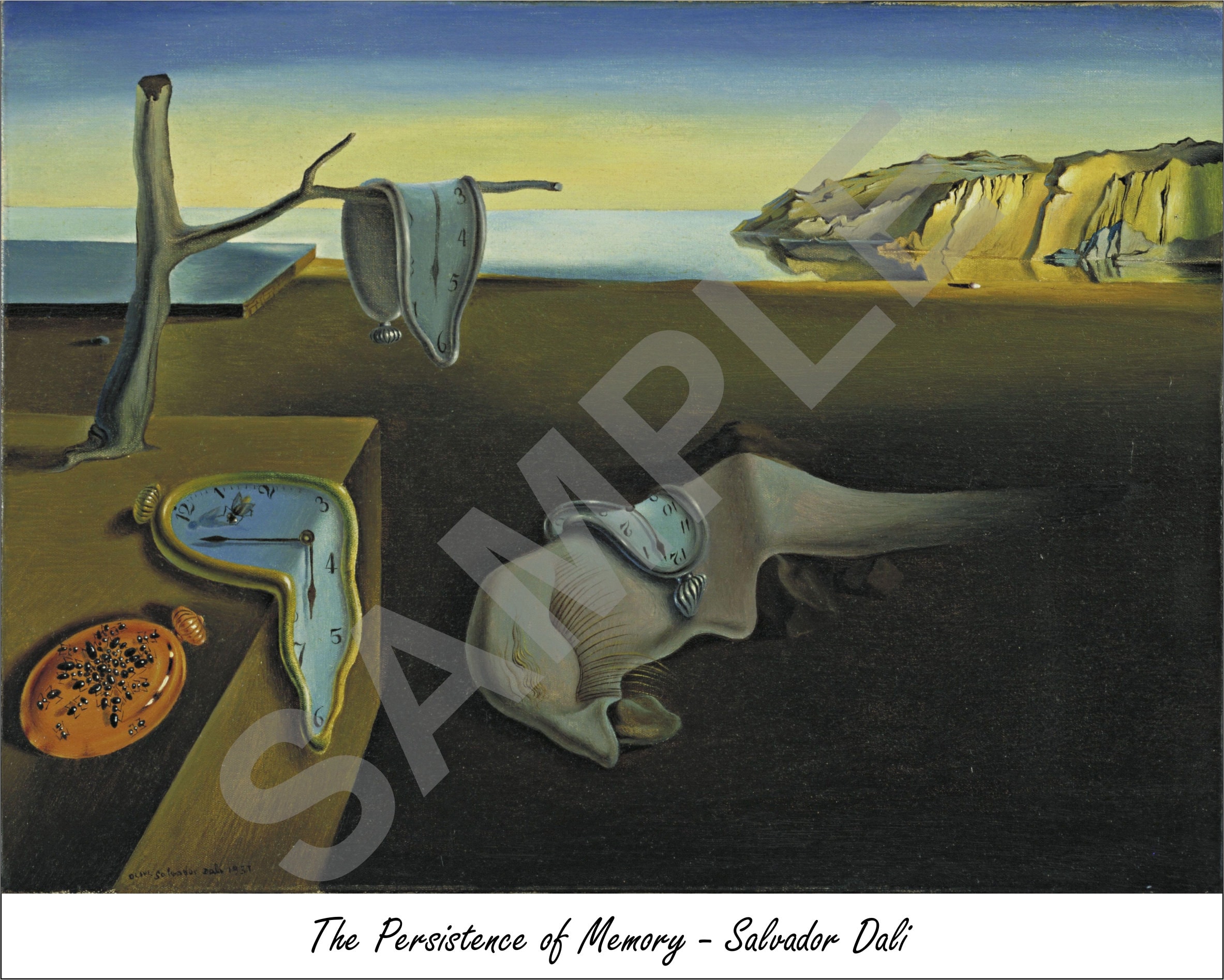 Salvador Dali the Persistence of Memory Print DIGITAL PRINTS DOWNLOAD ...