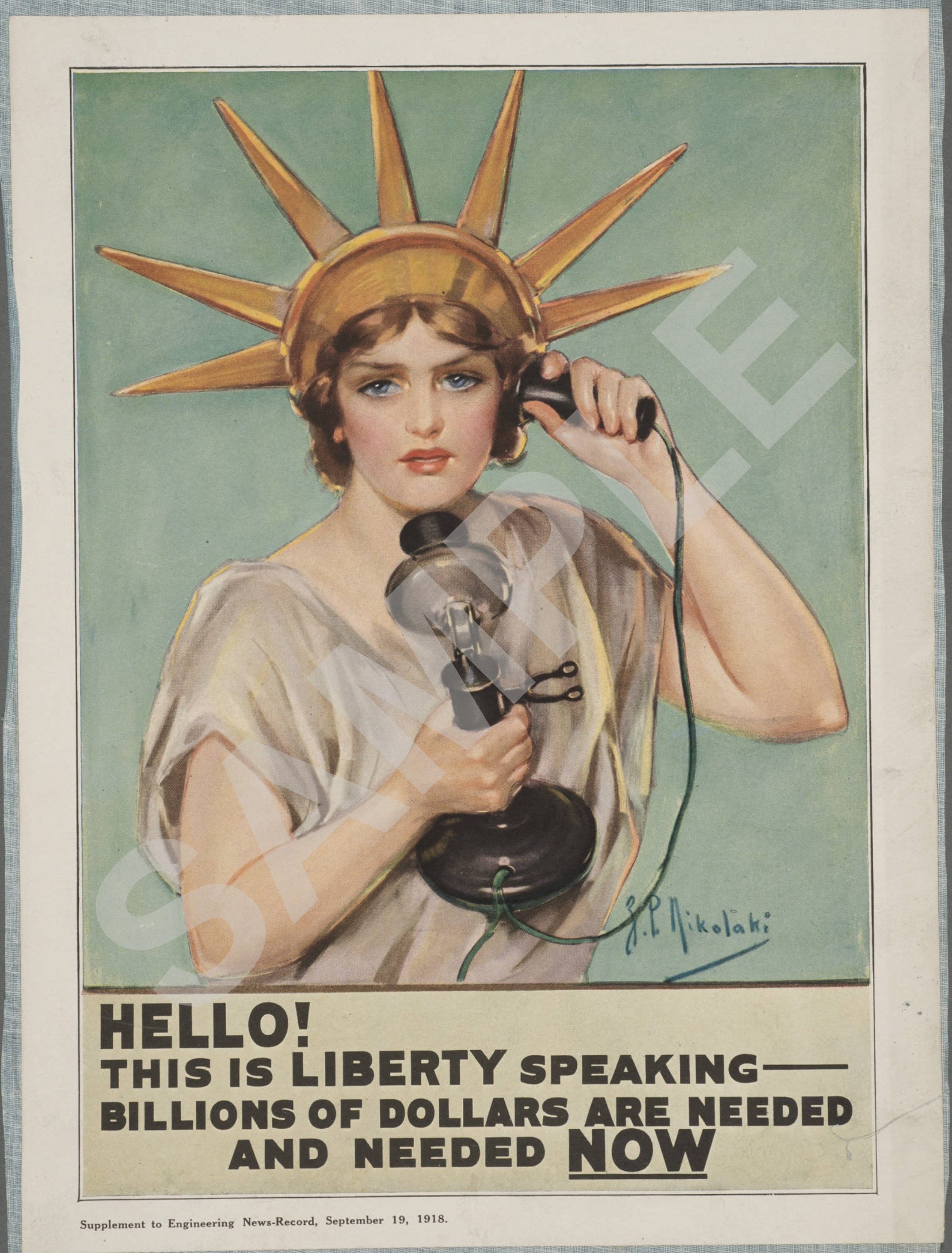 Vintage World War 1 Liberty Bonds Poster DIGITAL PRINTS DOWNLOAD ...