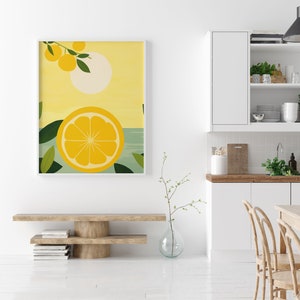 Lemons of Amalfi Coast Print | PRINTABLE Italian Lemons Wall Art, Lemon ...