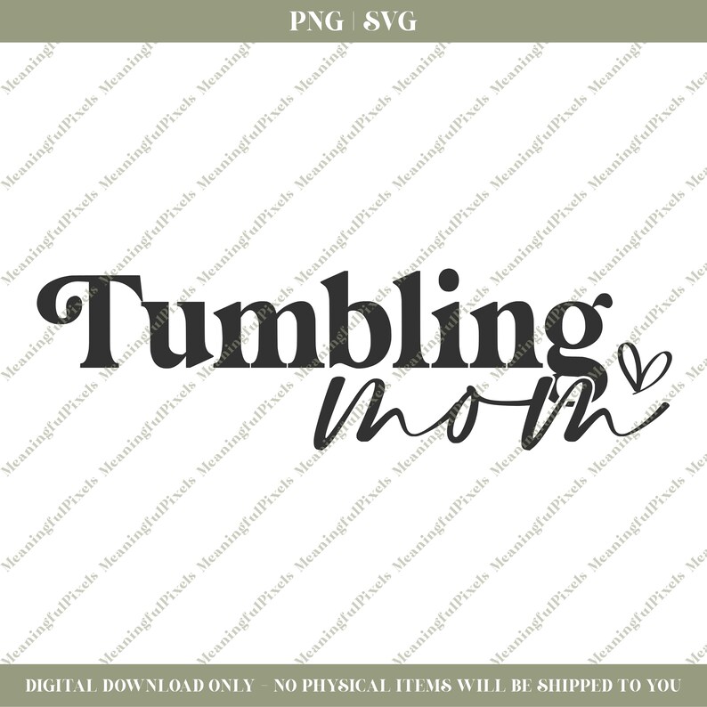Tumbling Mom SVG & PNG - Etsy