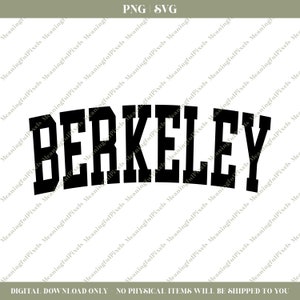 Berkeley SVG & PNG - Etsy