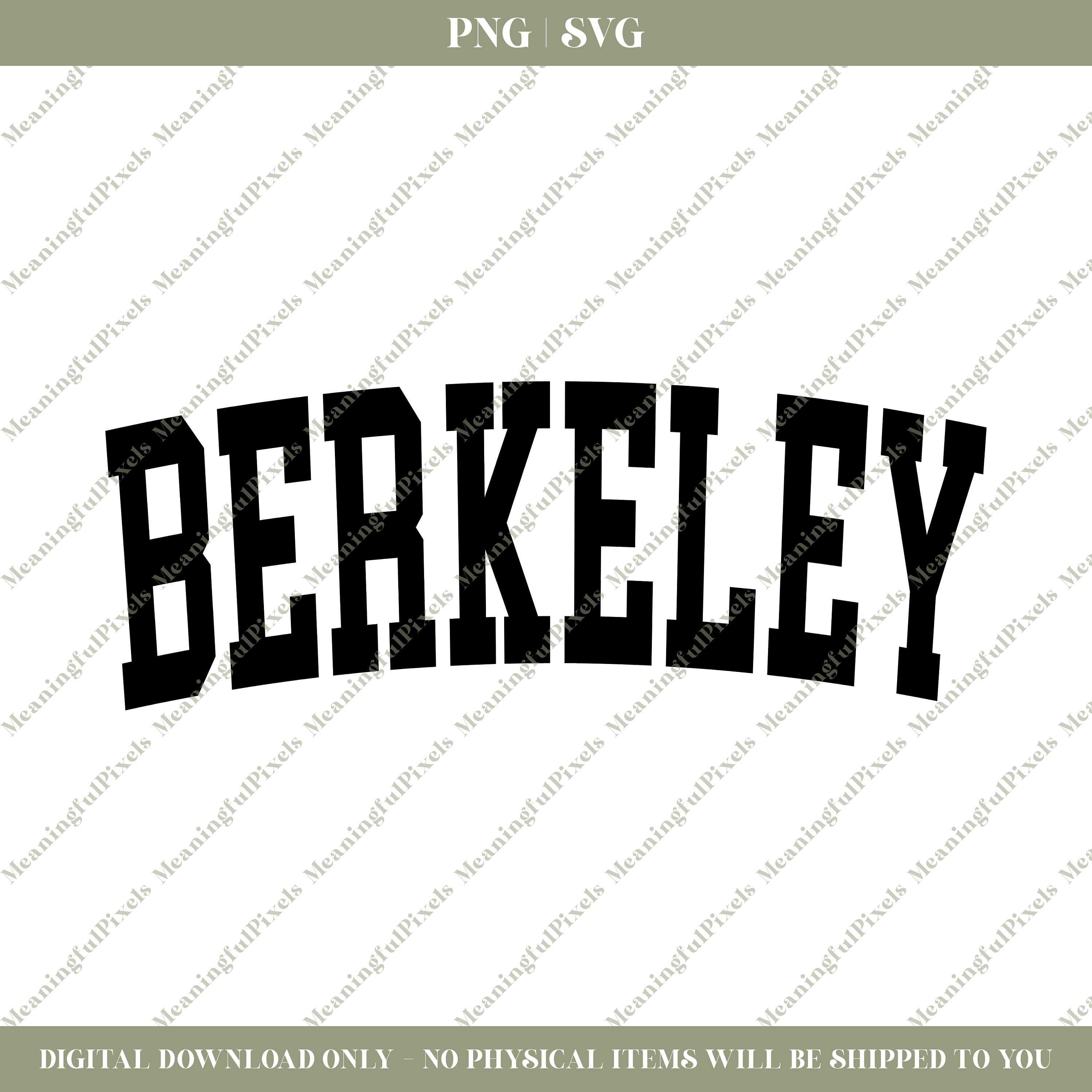 Berkeley SVG & PNG - Etsy