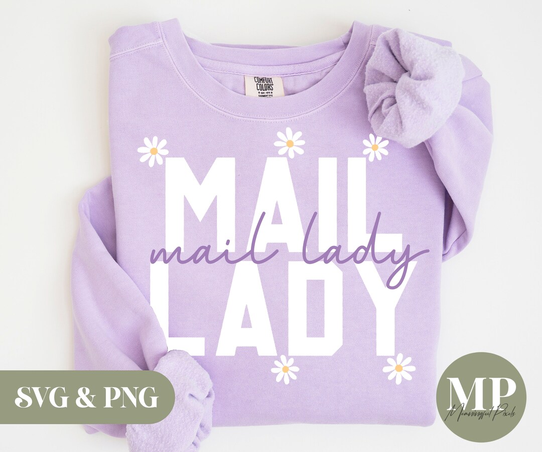Mail Lady SVG & PNG - Etsy