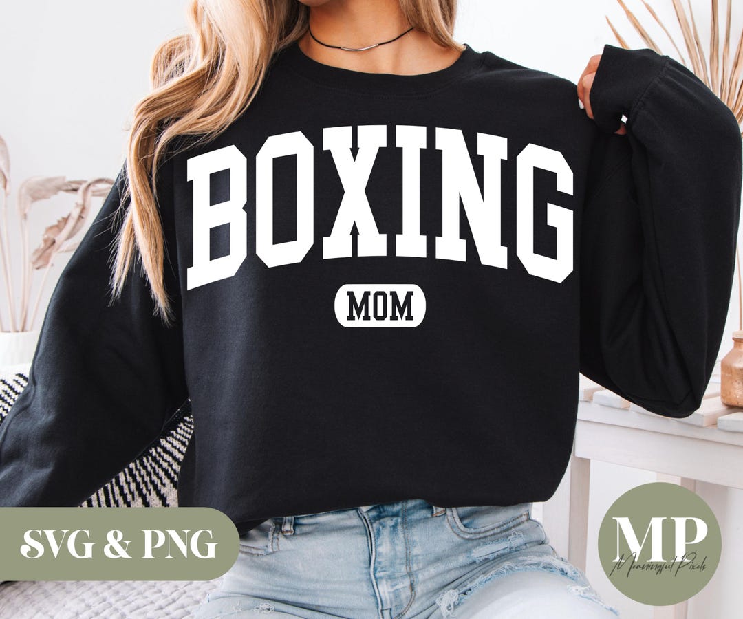 Boxing Mom SVG & PNG - Etsy
