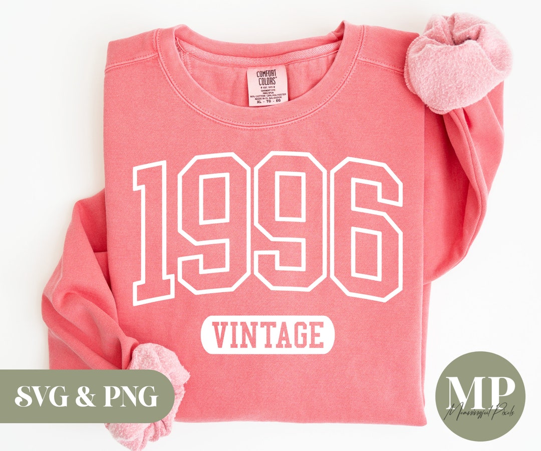 Vintage 1996 SVG & PNG - Etsy