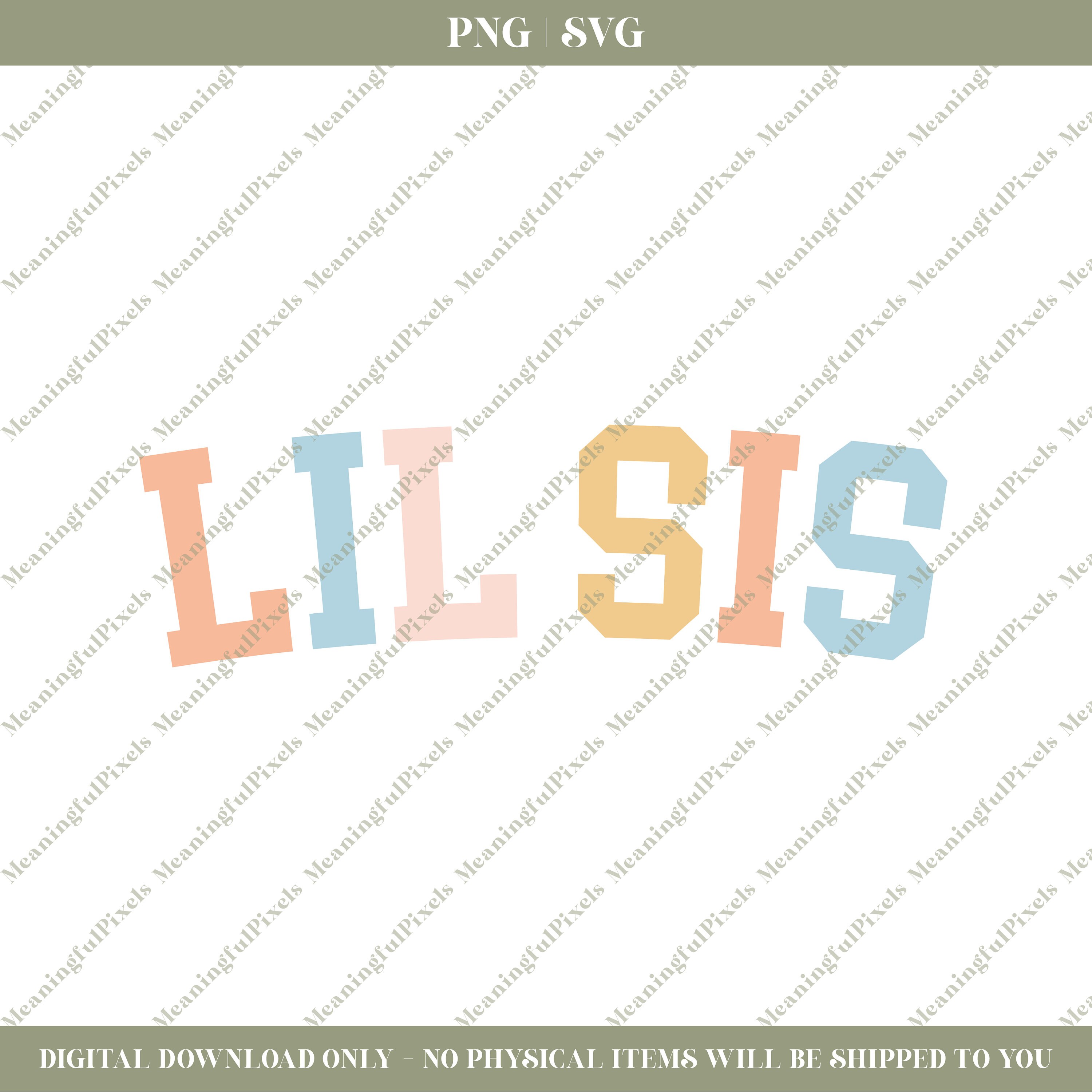 Lil Sis SVG & PNG - Etsy