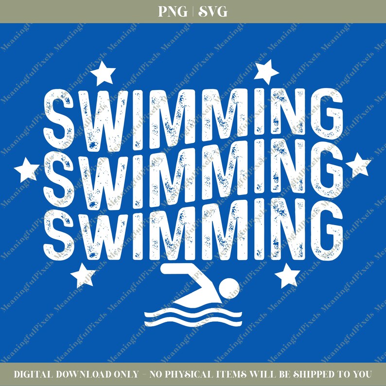 Swimming SVG & PNG - Etsy